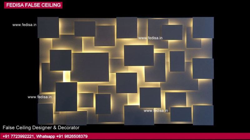 Honeycomb Ceiling Design False Ceiling Design For Bedroom With Fan ...